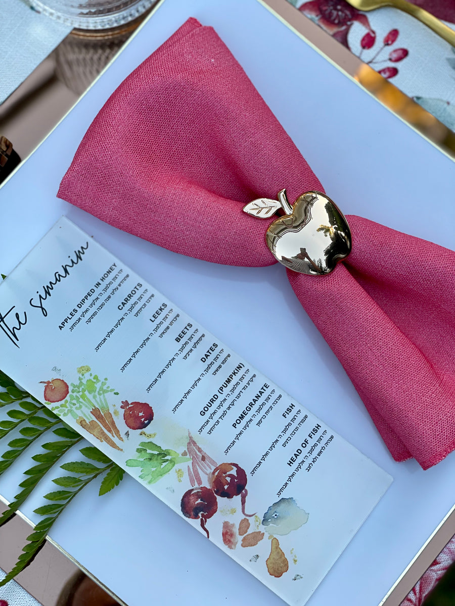 Raspberry Burlap Napkin - Pack of 6 – Elegance - Fine Tableware